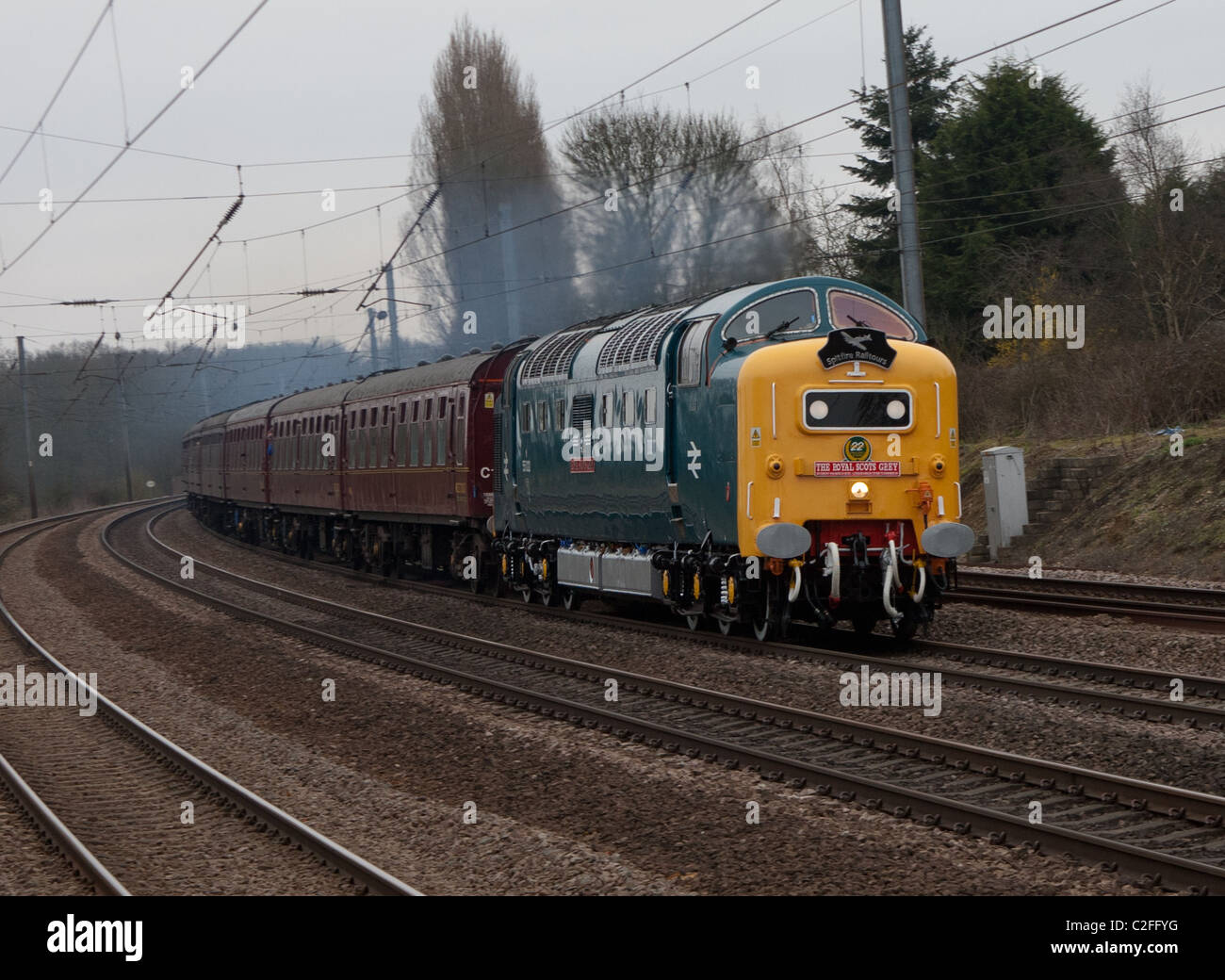 English Electric Type 5 Class 55 Deltic Locomotive No. D9000 (55022 ...