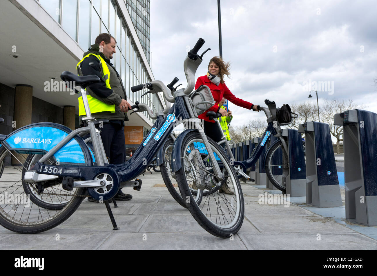 Bike hire system hi-res stock photography and images - Alamy