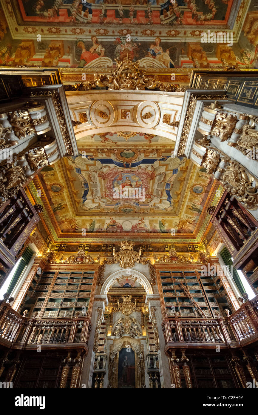 Coimbra library portugal ceiling hi-res stock photography and images ...