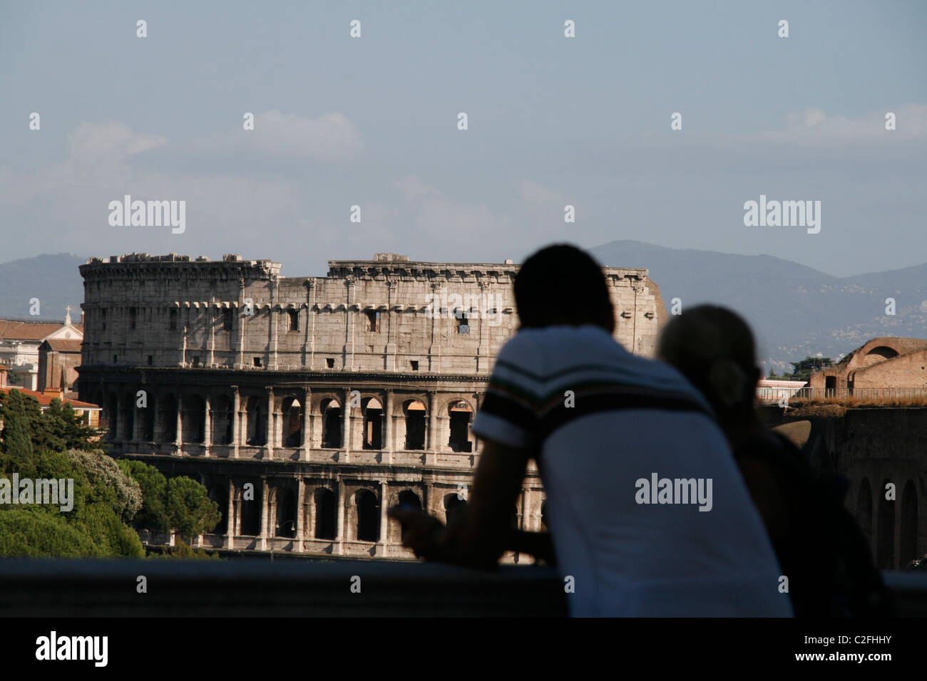 the colosseum coliseum amphitheatre wall facade, rome Stock Photo - Alamy