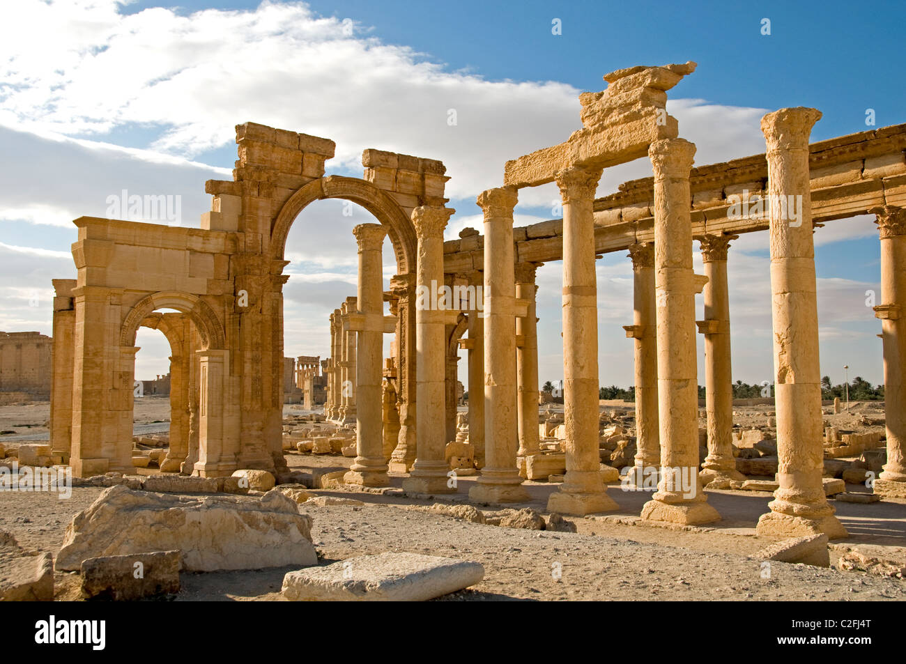 Palmyra arch hi-res stock photography and images - Alamy