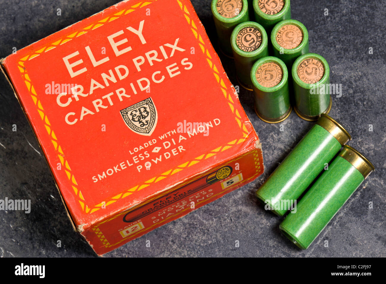 Vintage Shotgun Cartridges and original packaging Stock Photo - Alamy