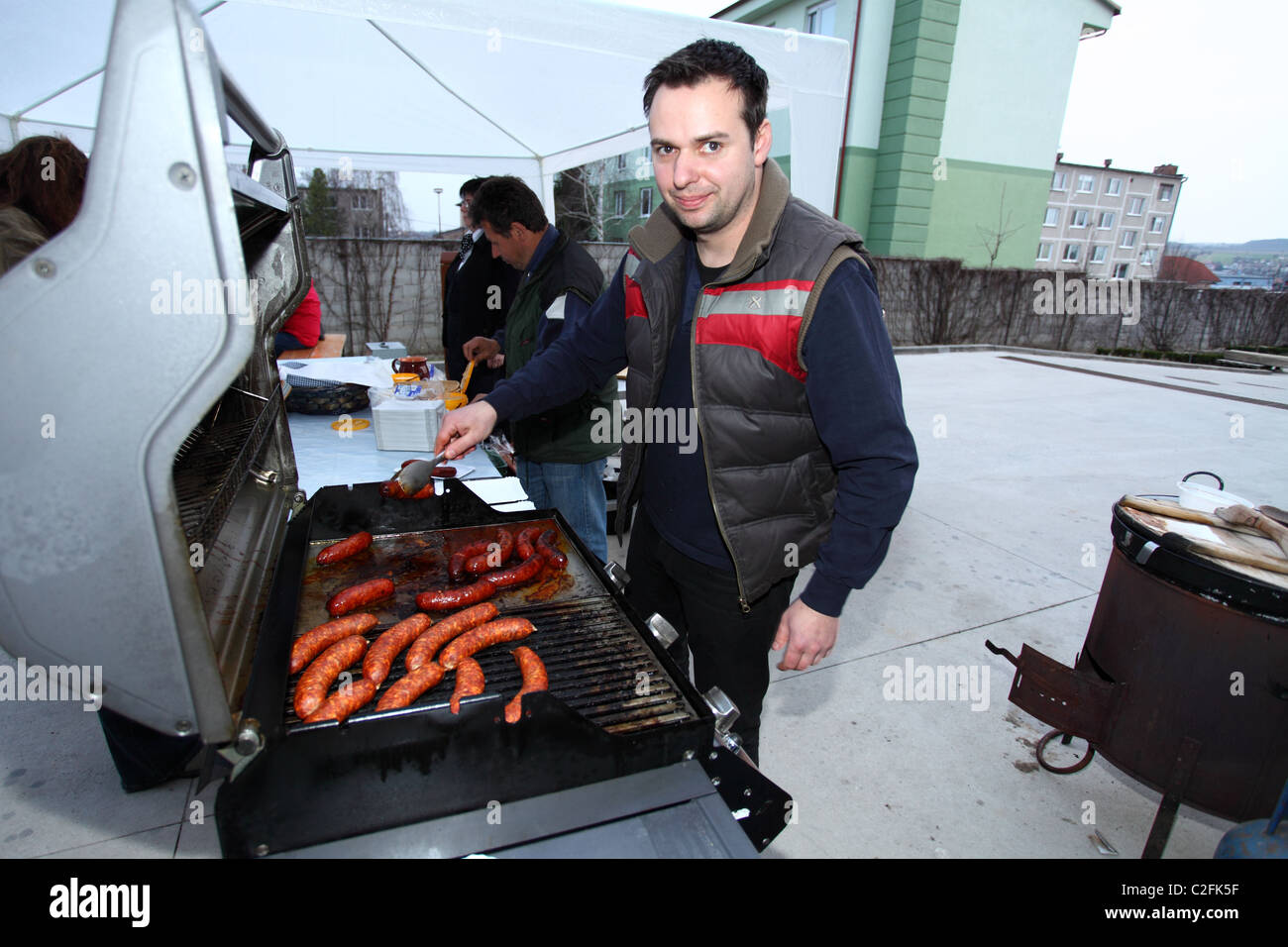 Traditional bbq slovakia hi-res stock photography and images - Alamy