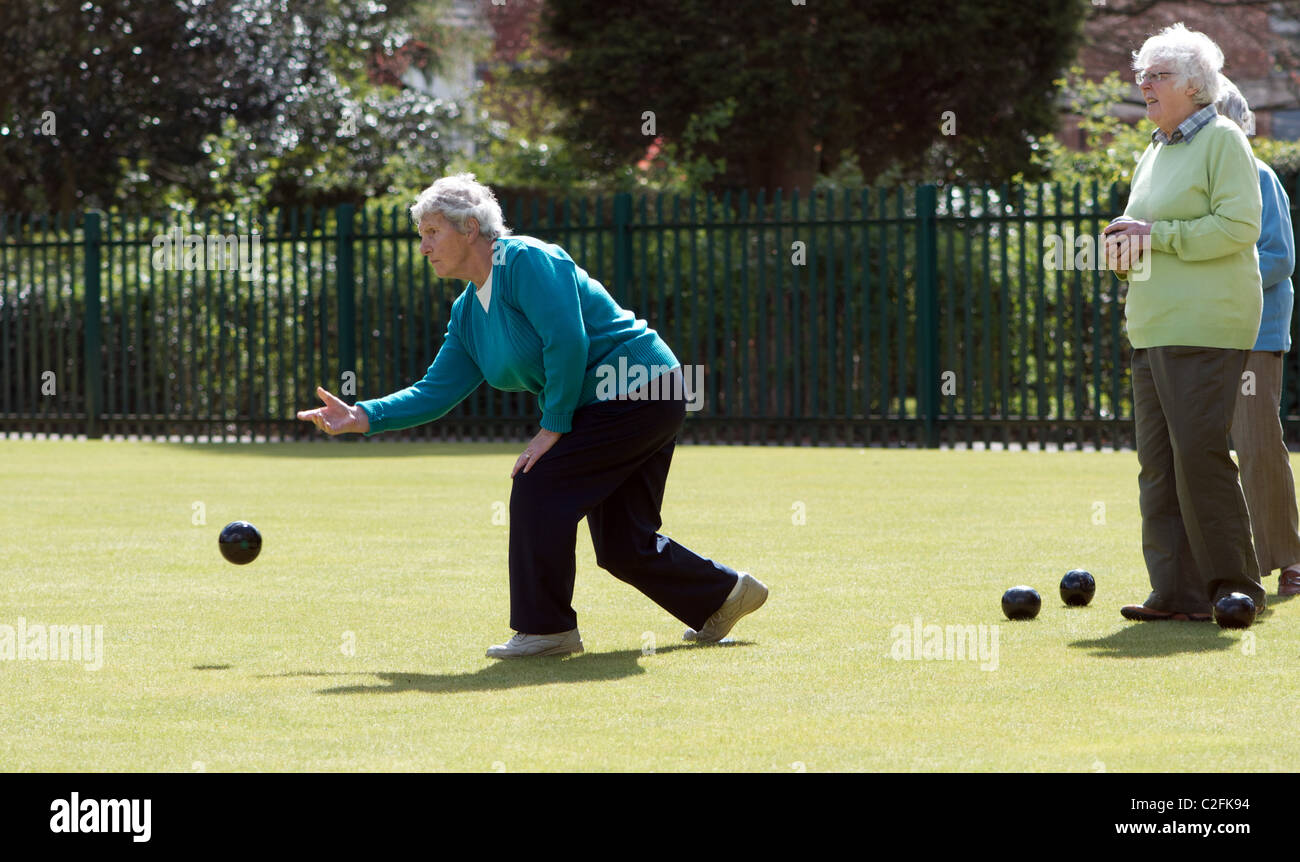 Playing Bowls High Resolution Stock Photography and Images - Alamy