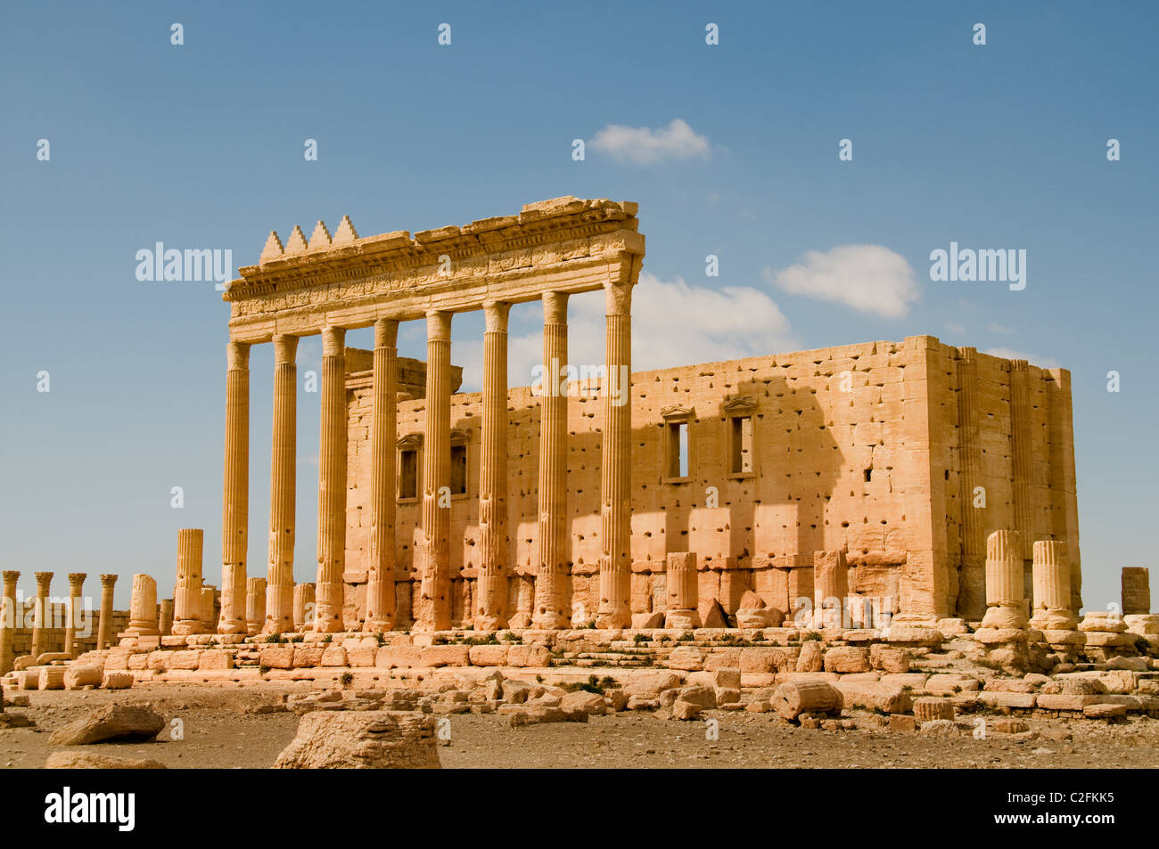 Temple of Bel 2 Cent Roman Palmyra Syria Syrian Museum Stock Photo - Alamy