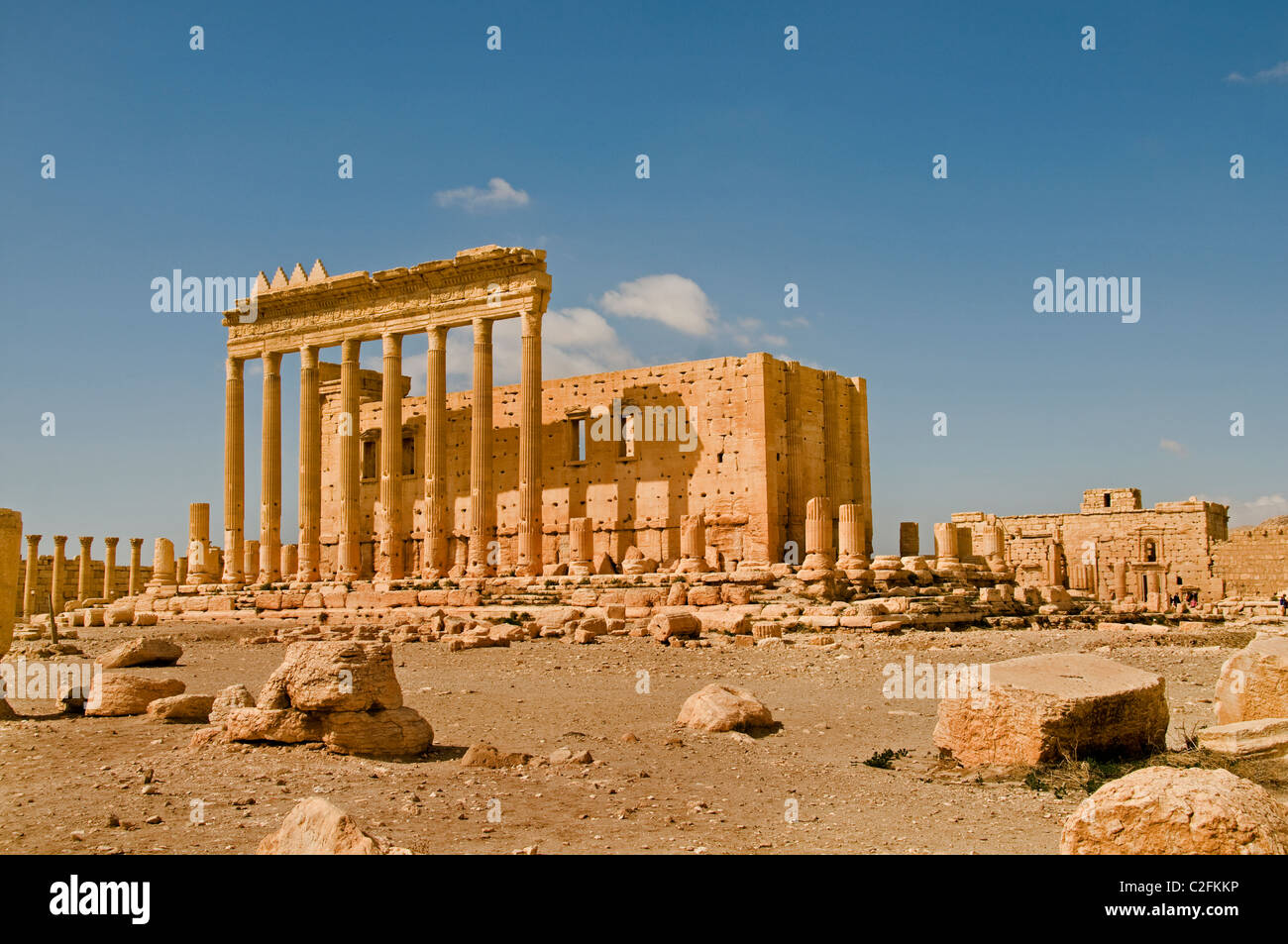 Temple of Bel 2 Cent Roman Palmyra Syria Syrian Museum Stock Photo - Alamy