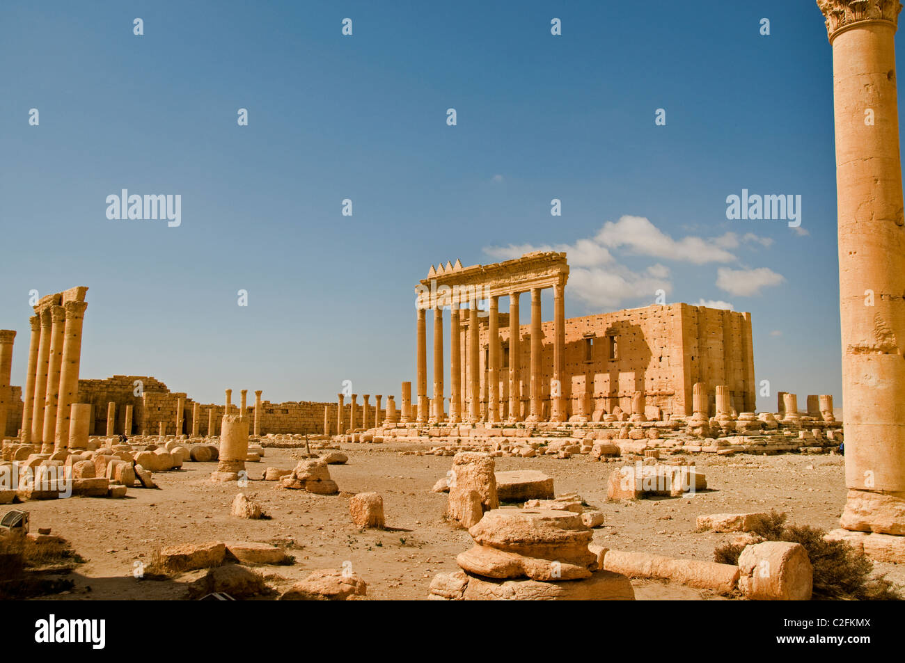 Temple of Bel 2 Cent Roman Palmyra Syria Syrian Museum Stock Photo - Alamy