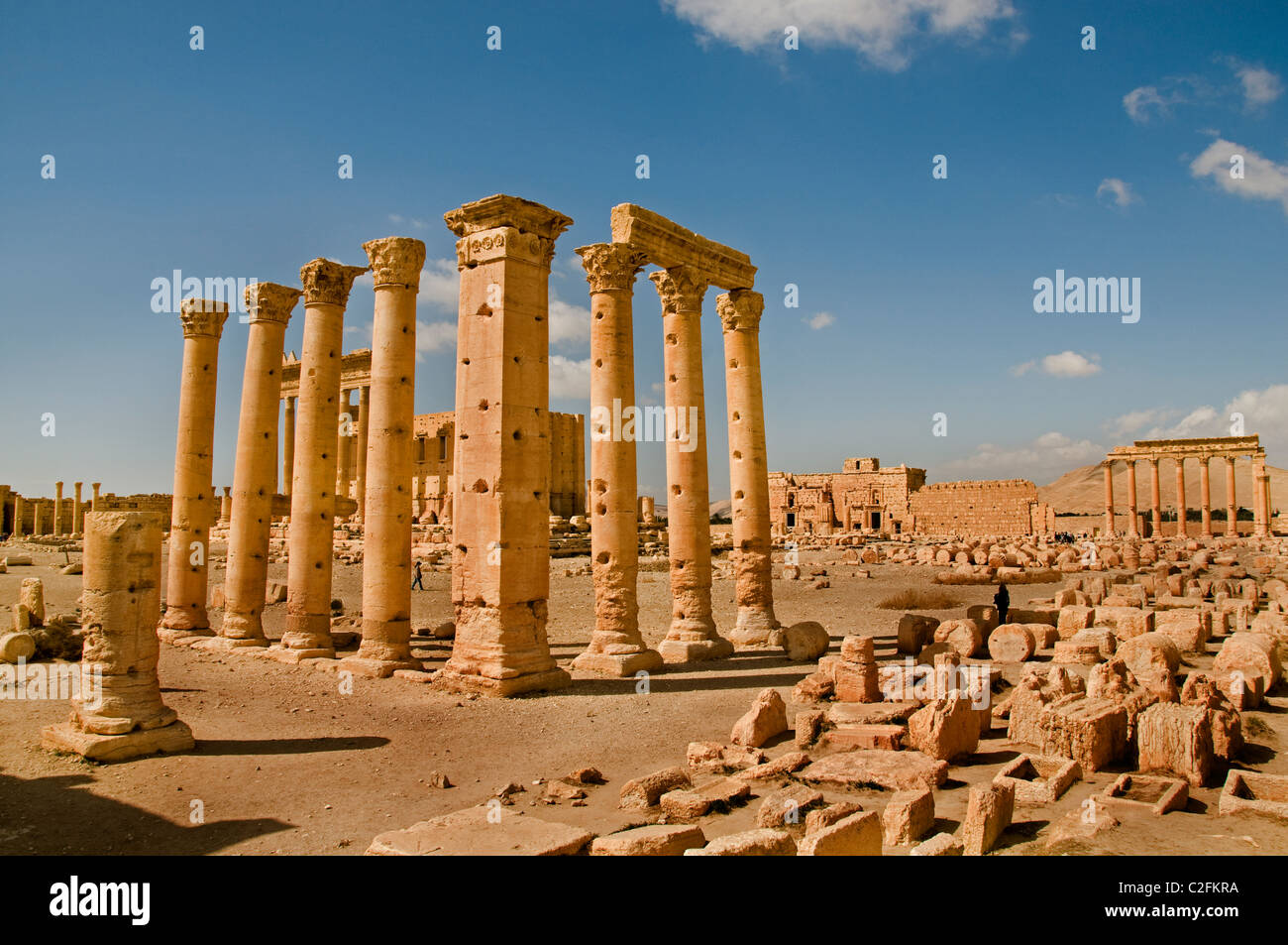Temple of Bel 2 Cent Roman Palmyra Syria Syrian Museum Stock Photo - Alamy