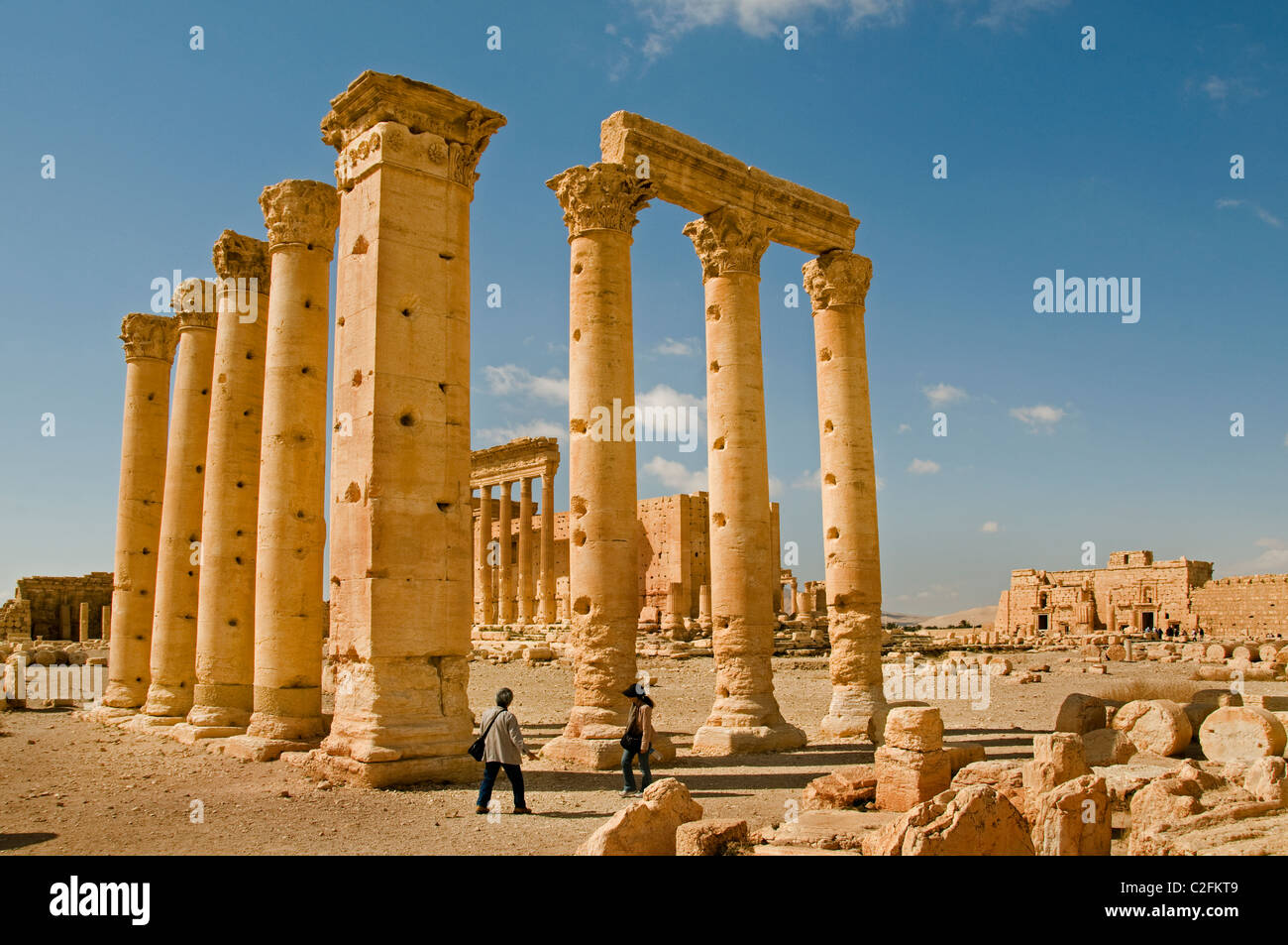 Temple of Bel 2 Cent Roman Palmyra Syria Syrian Museum Stock Photo - Alamy