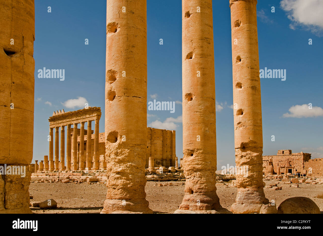 Temple of Bel 2 Cent Roman Palmyra Syria Syrian Museum Stock Photo - Alamy
