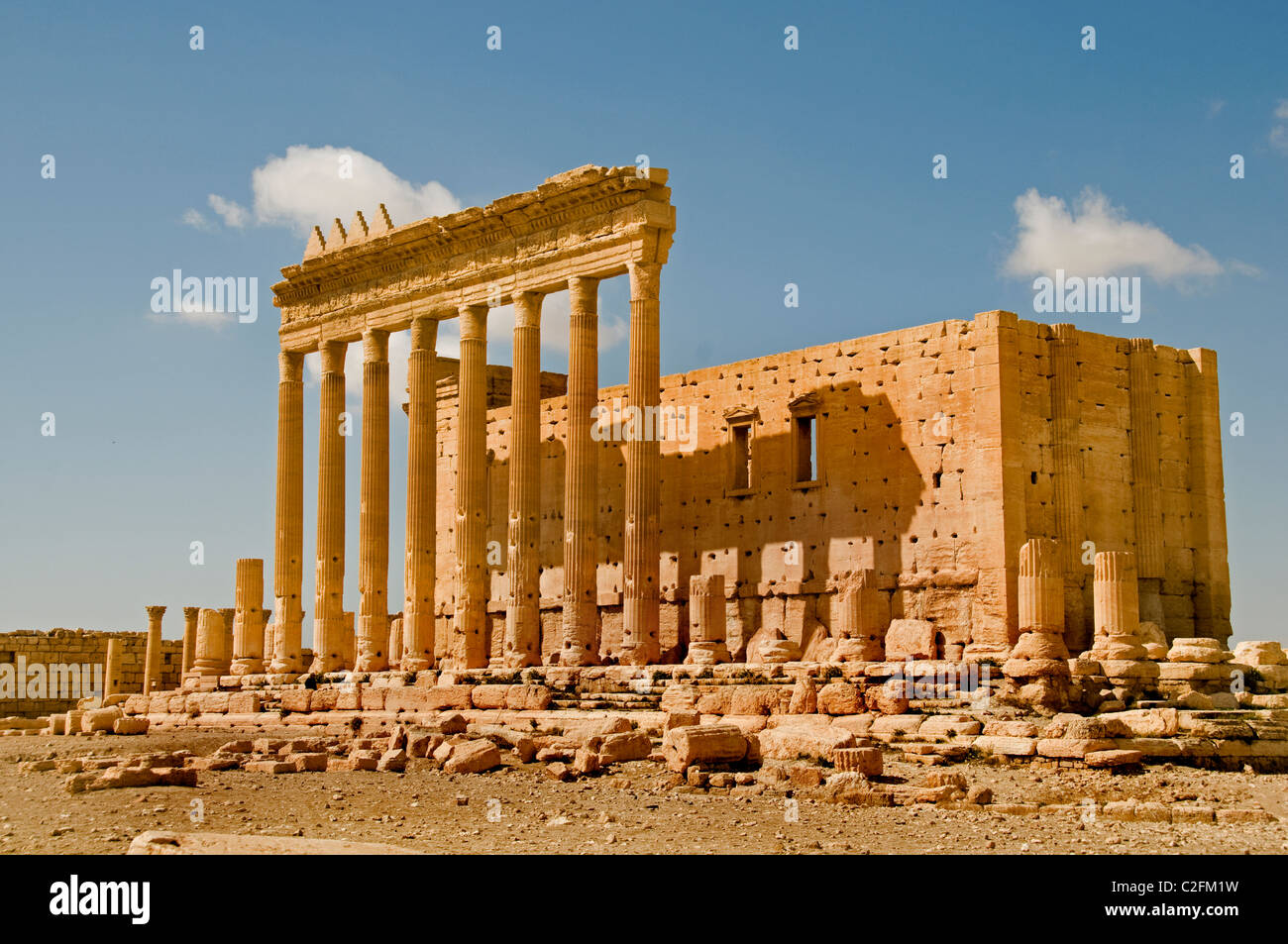 Temple of Bel 2 Cent Roman Palmyra Syria Syrian Museum Stock Photo - Alamy