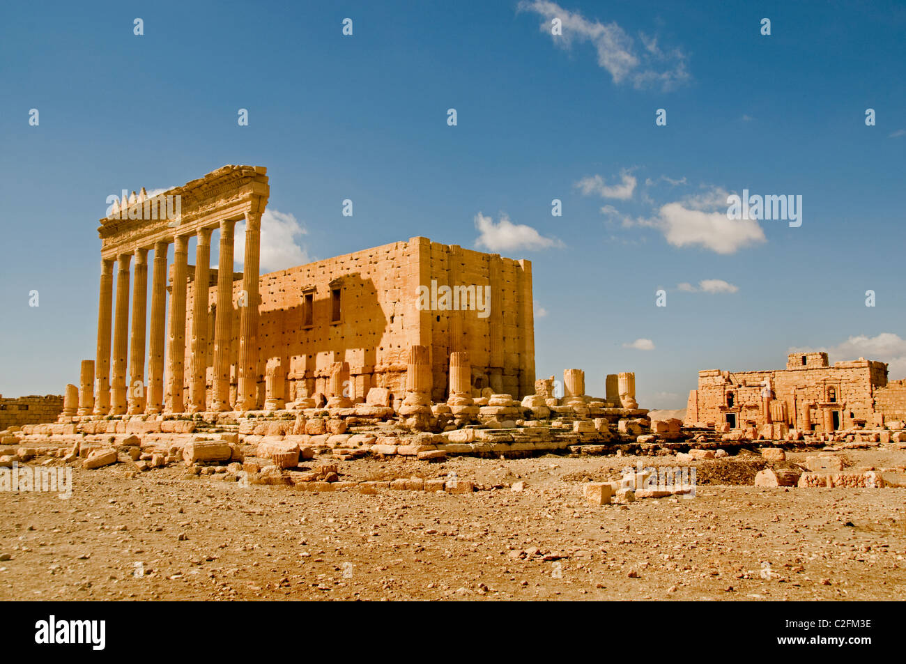 Temple of Bel 2 Cent Roman Palmyra Syria Syrian Museum Stock Photo - Alamy
