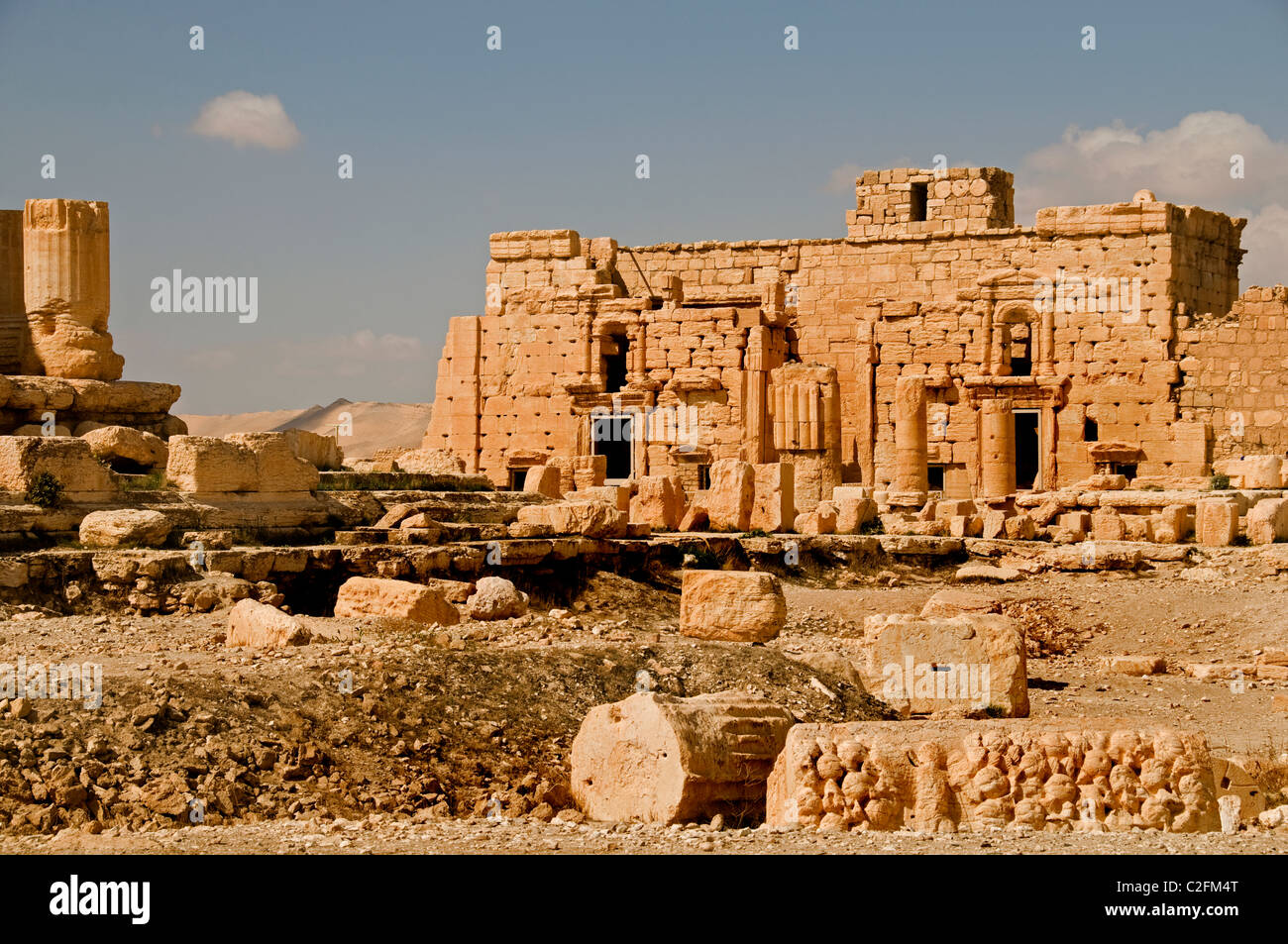 Temple of Bel 2 Cent Roman Palmyra Syria Syrian Museum Stock Photo - Alamy