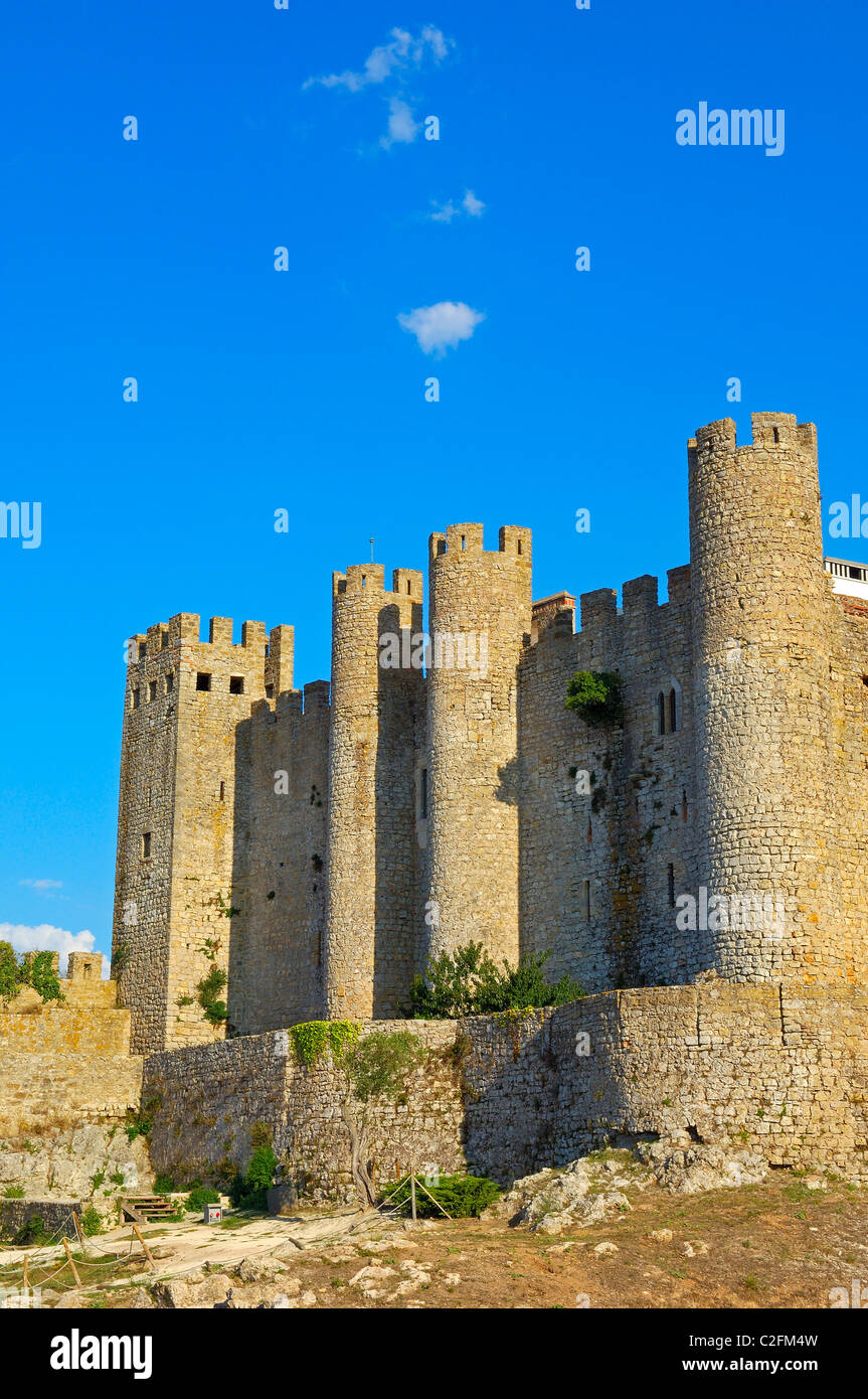 Obidos castle ( now hotel-Pousada), Obidos, Leiria distric, Estremadura ...