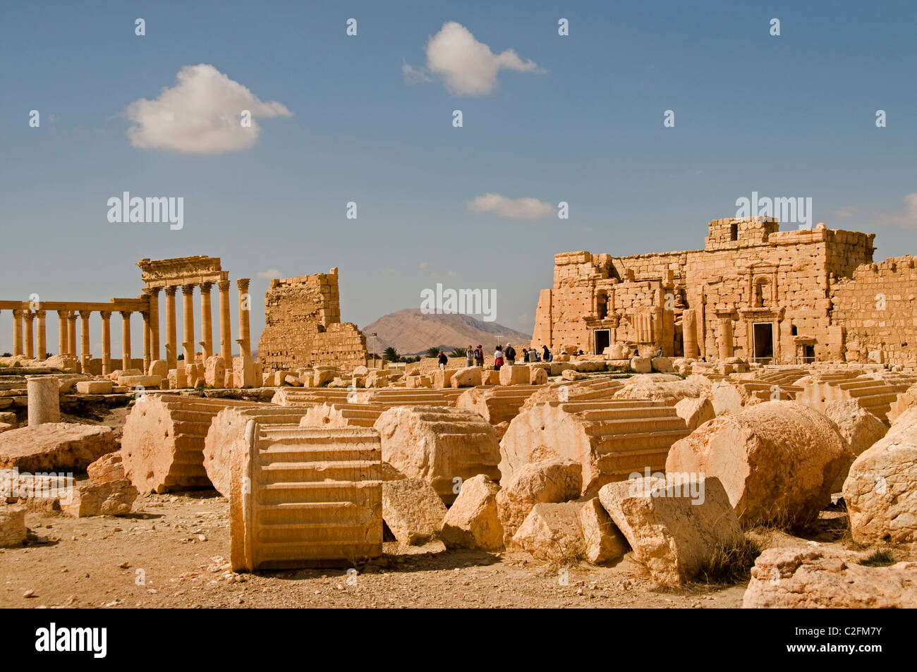 Temple of Bel 2 Cent Roman Palmyra Syria Syrian Museum Stock Photo - Alamy