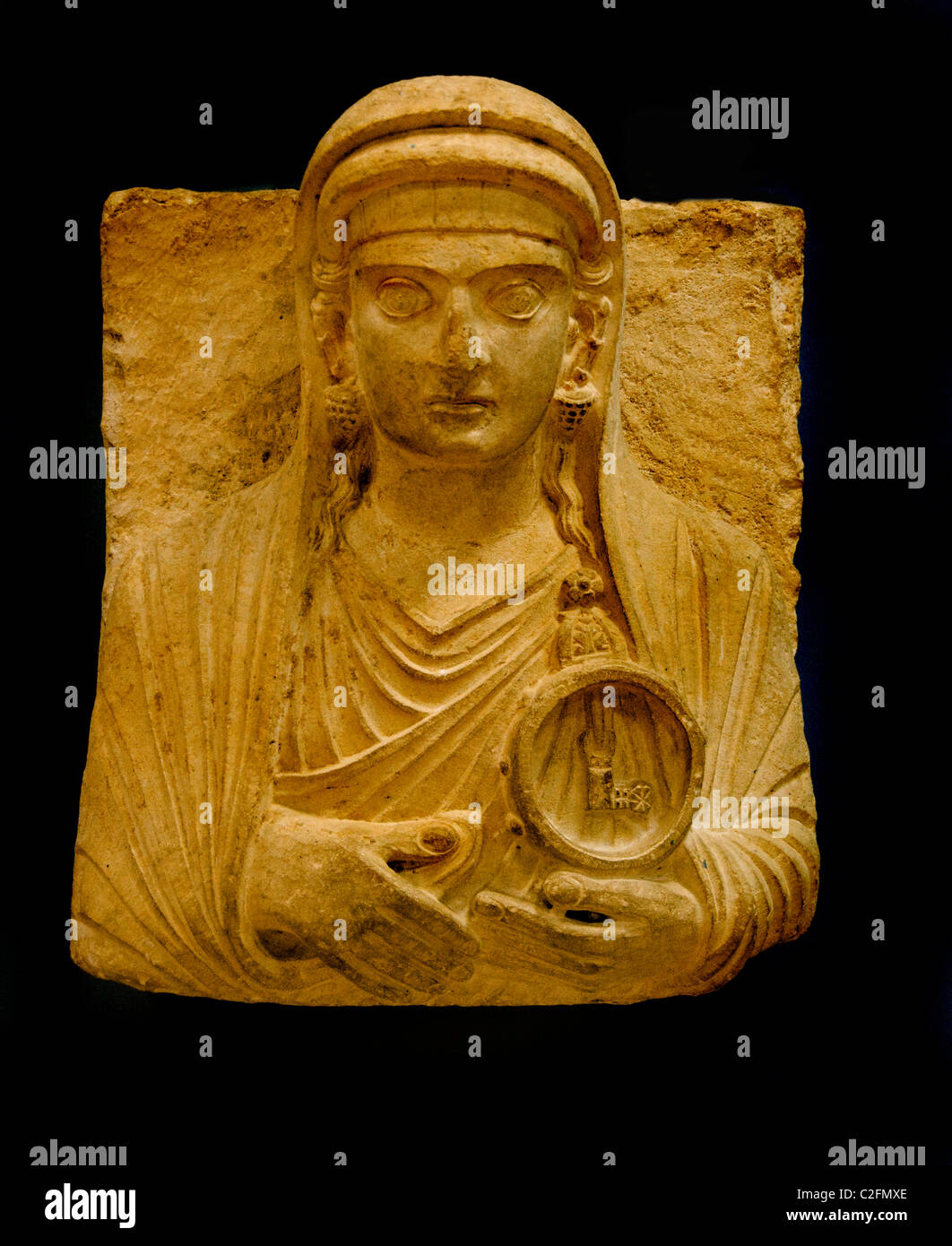 2 Cent Palmyra Syria Syrian Museum Stock Photo - Alamy