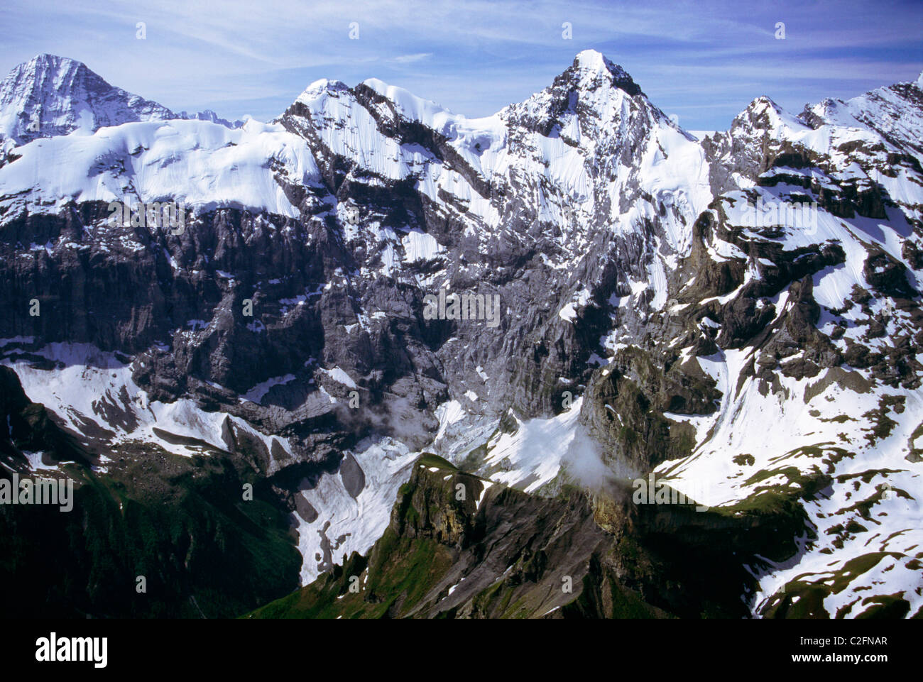 Mountains Bernese Oberland Switzerland Stock Photo - Alamy