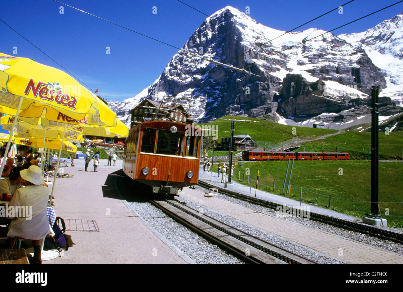 Kleine Scheidegg Switzerland Stock Photo - Alamy