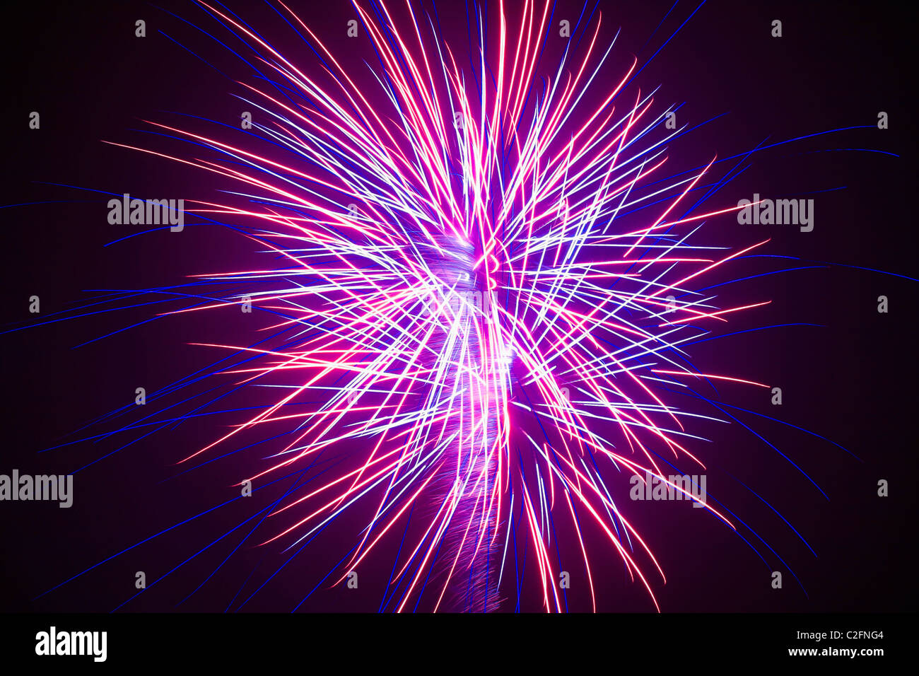Purple firework display hi-res stock photography and images - Alamy