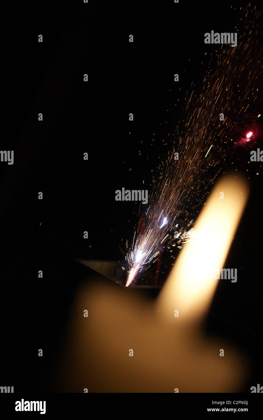 Fireworks at night Stock Photo - Alamy