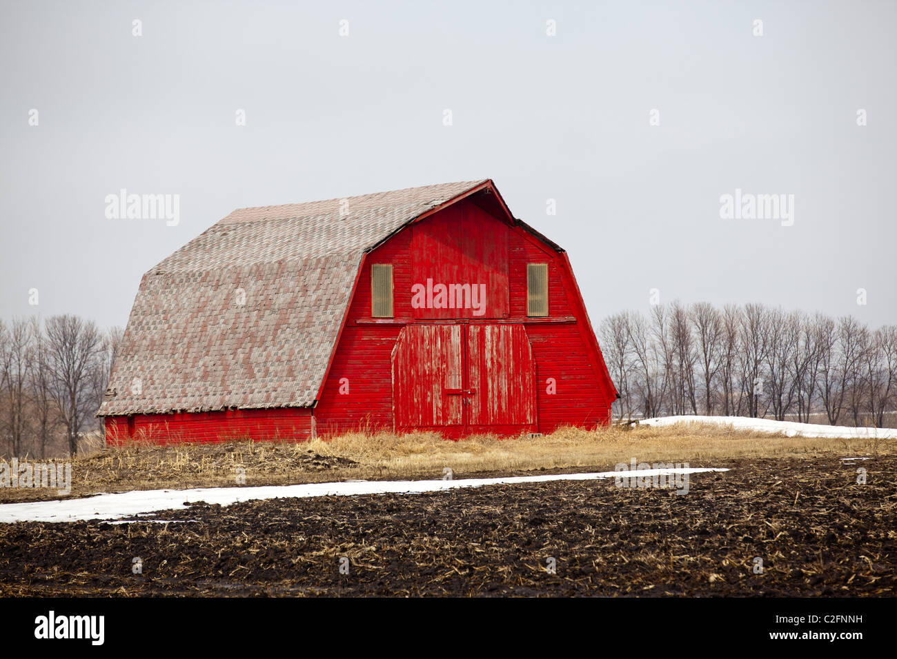 Rustic Red Barn Stock Photo - Alamy