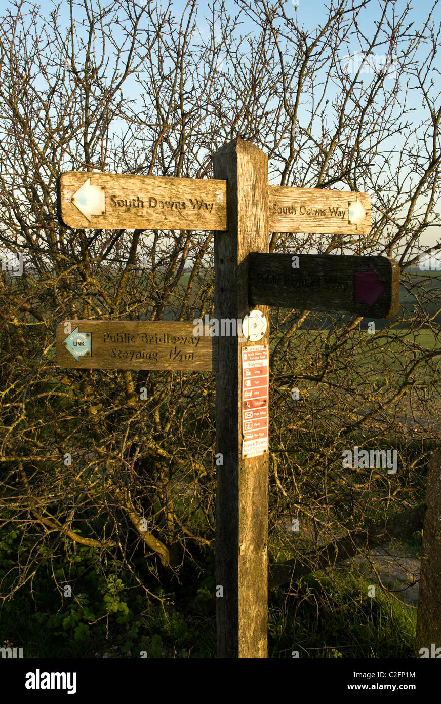 Waymarker Sign Acorn Footpath High Resolution Stock Photography and ...
