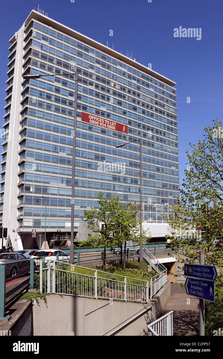 Tolworth Tower, Surbiton, England, UK Stock Photo - Alamy