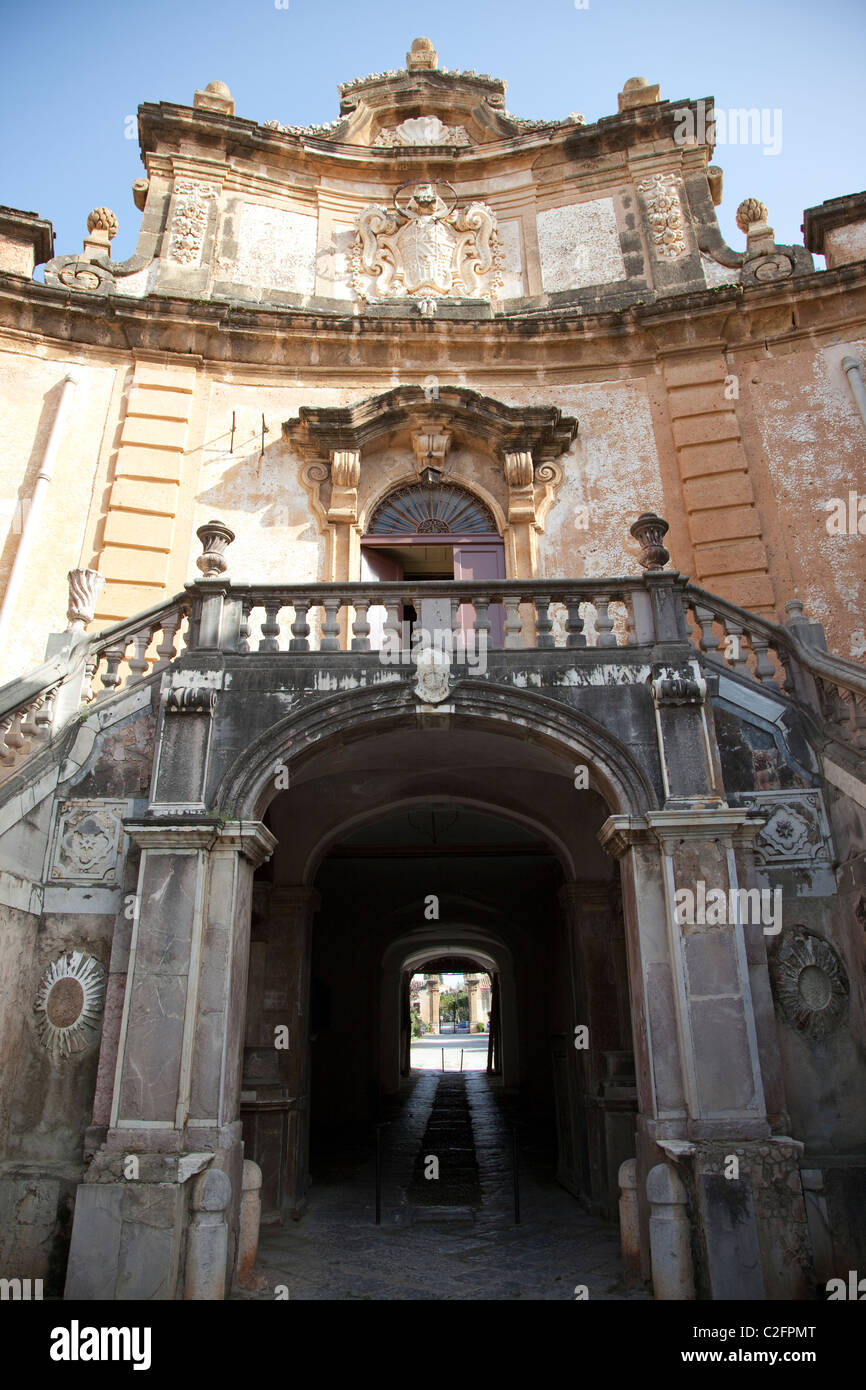 Villa Palagonia (1715) Bagheria near Palermo, Sicily, Italy Stock Photo ...