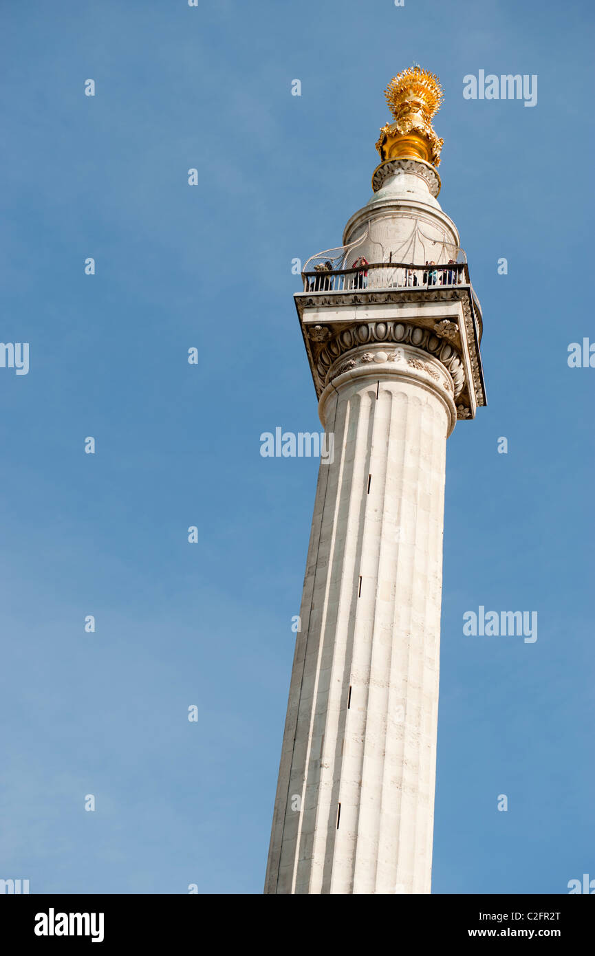 Monument designed by christopher wren hi-res stock photography and ...