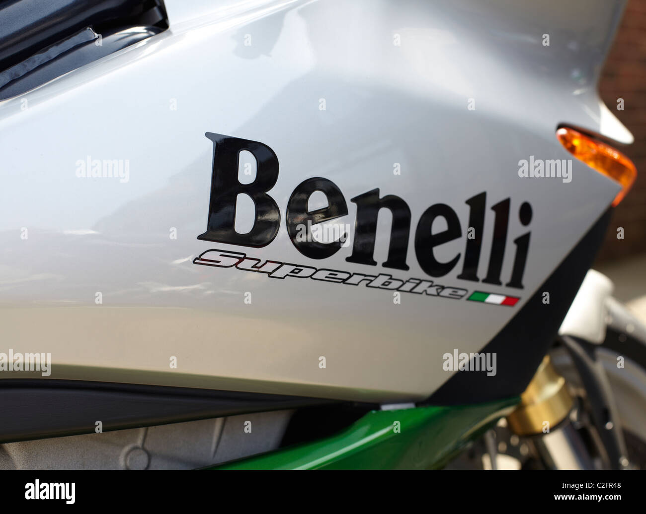 Benelli tornado side tank detail Stock Photo - Alamy