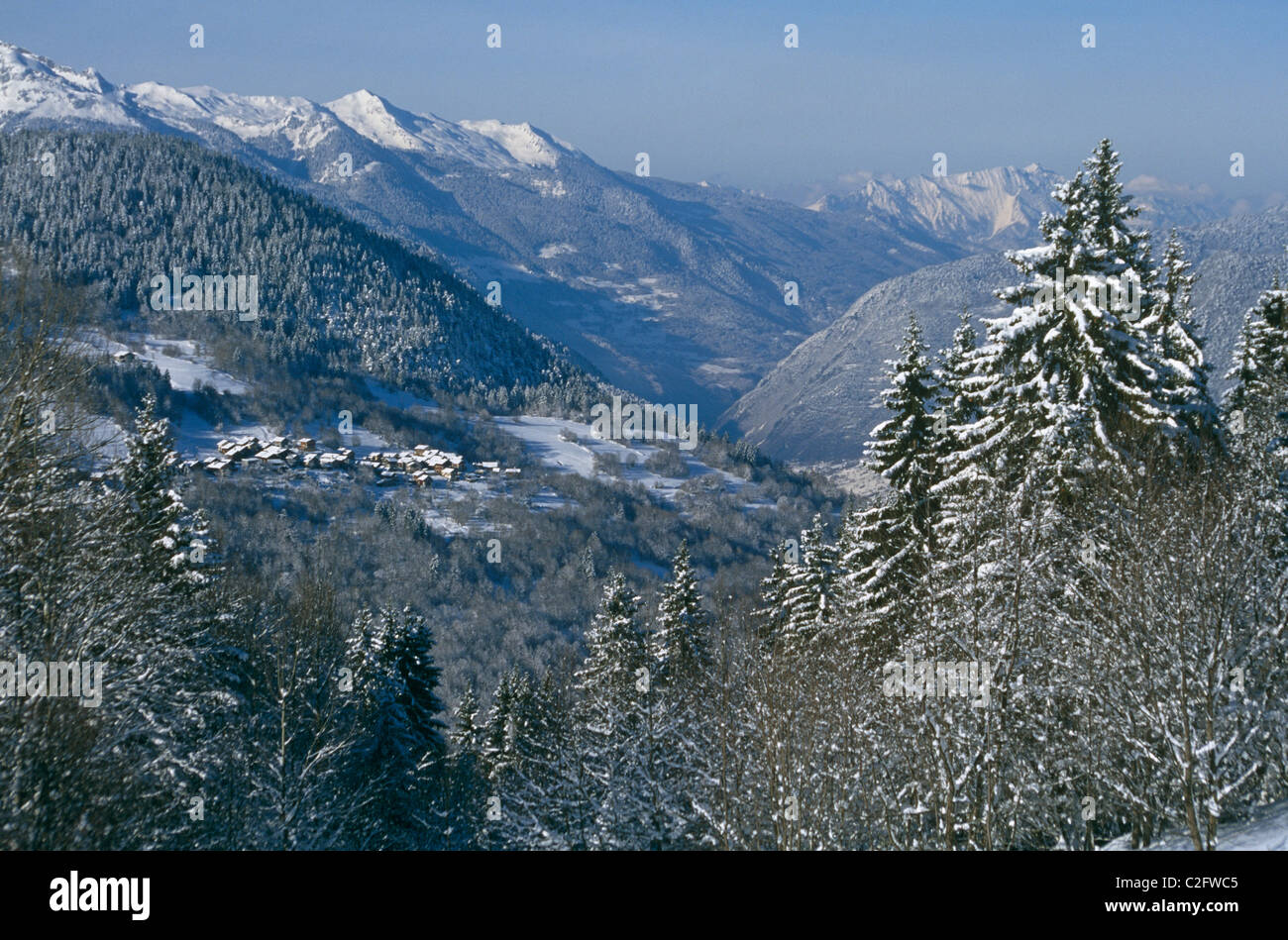 Meribel France Stock Photo - Alamy