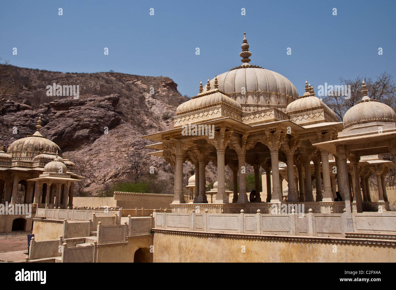 Marble mausoleum for the Maharajahs in Jaipur, India Stock Photo - Alamy