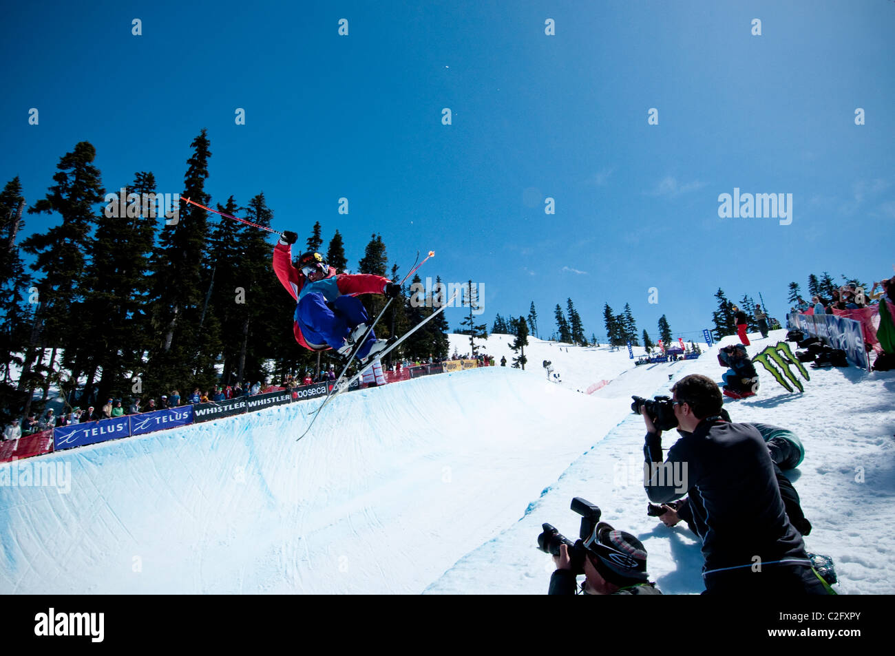 World Skiing Invitational Superpipe at the Telus World Ski and ...