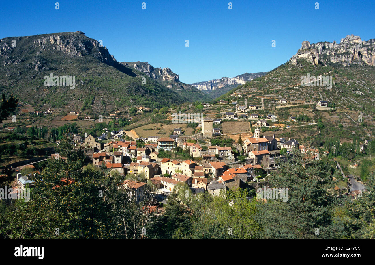 Le Rozier Rouisillon France Stock Photo - Alamy