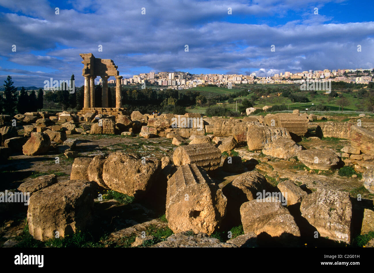 Agrigento Sicily Italy Stock Photo - Alamy