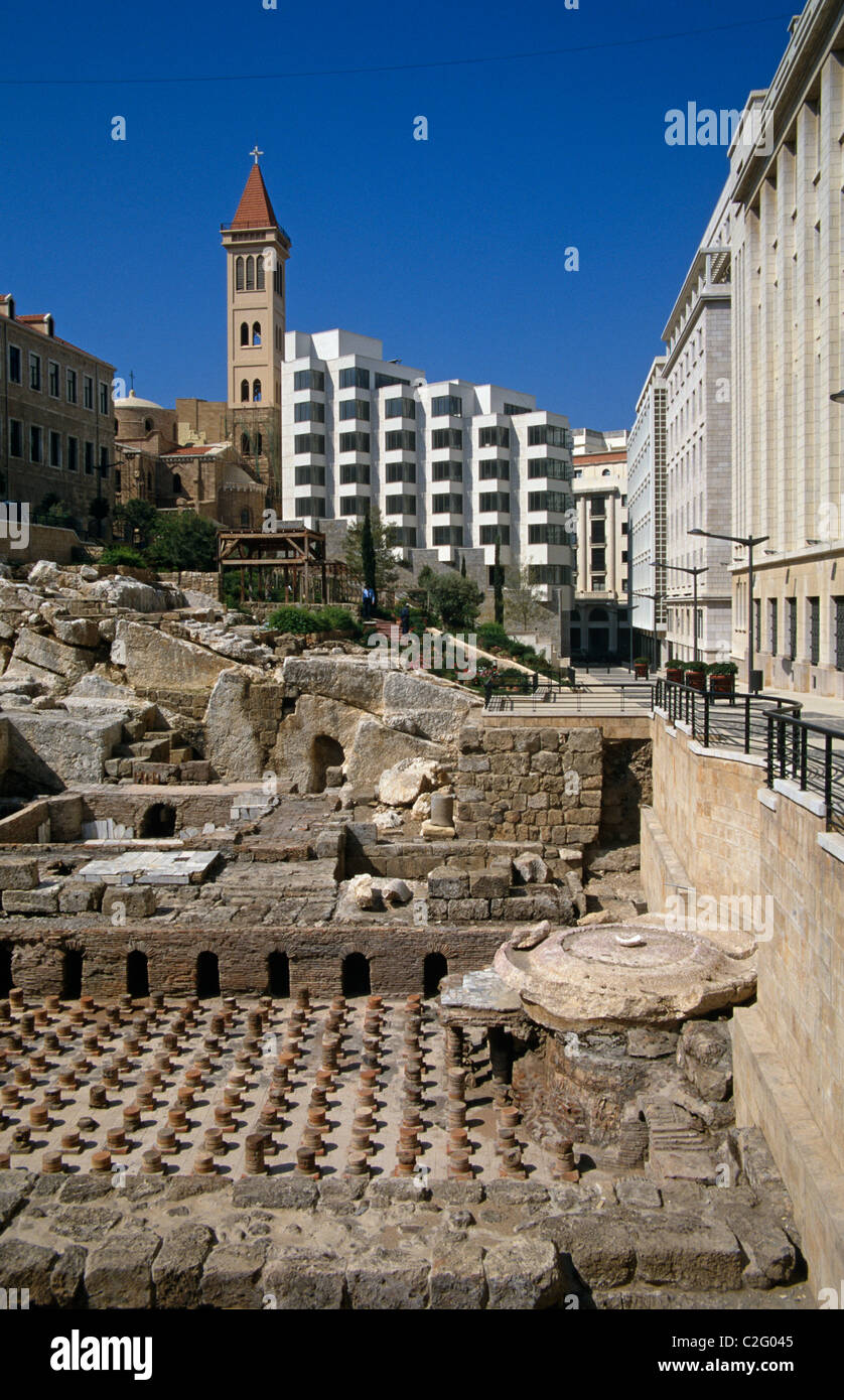 Roman baths beirut hi-res stock photography and images - Alamy