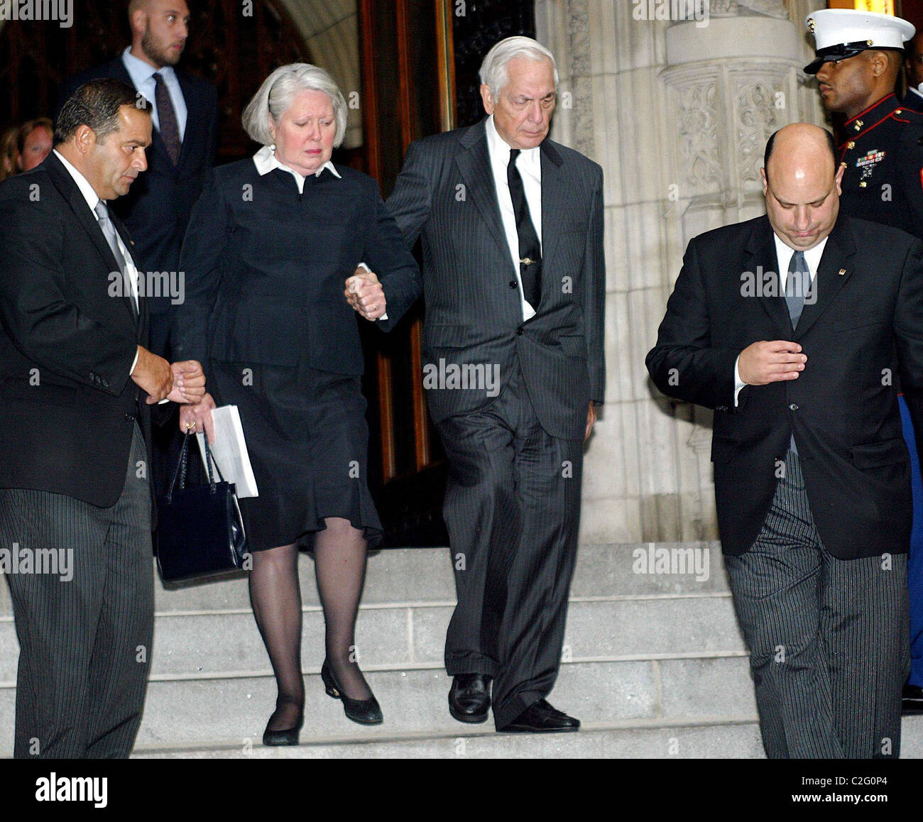Anthony Marshall and guest The funeral of Brooke Astor at St. Thomas ...