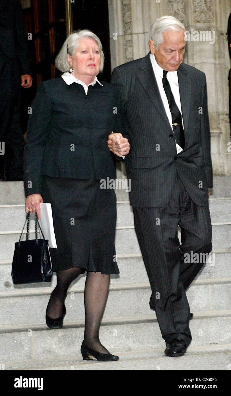 Anthony Marshall and guest The funeral of Brooke Astor at St. Thomas ...