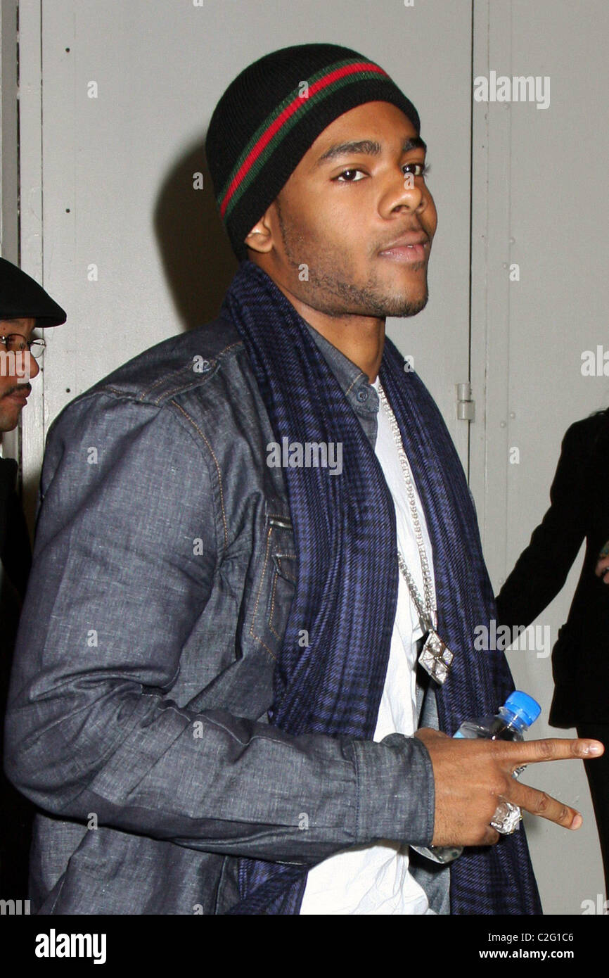 American R&B singer turned actor, Mario, outside MTV TRL Studios in ...