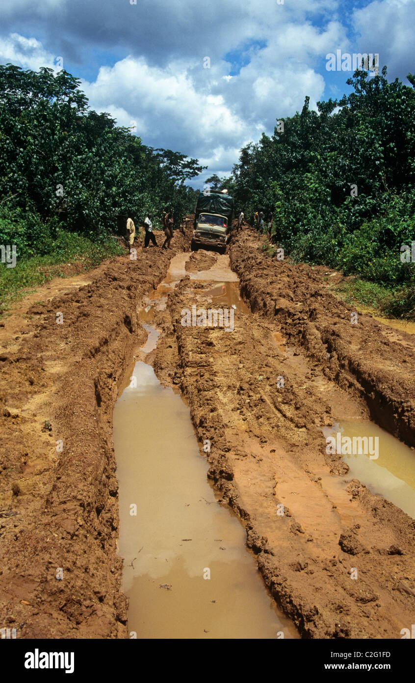 Road Cameroon Stock Photo - Alamy