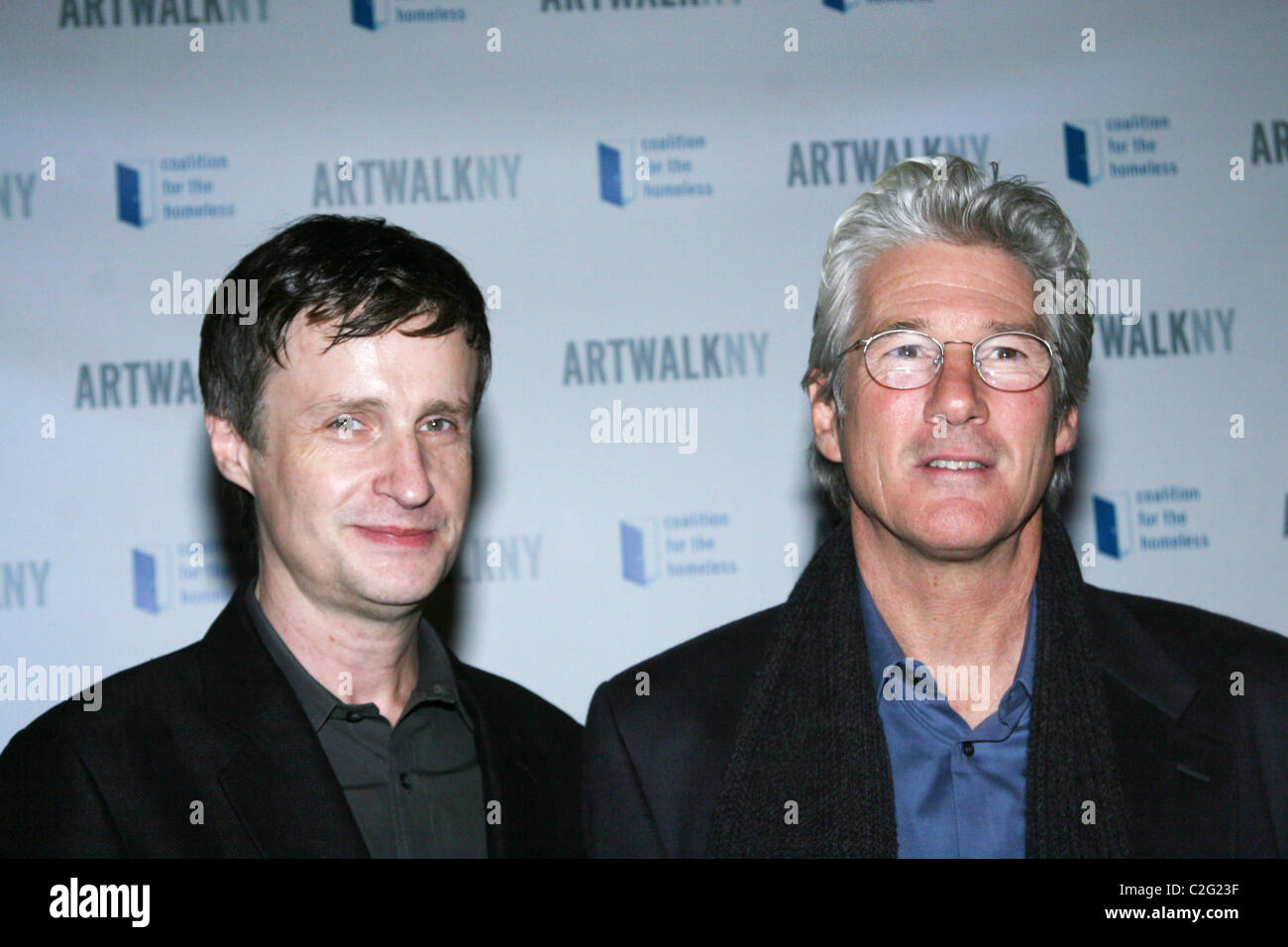 Artist Donald Baechler and Actor and Co-Chair of the Coalition for the ...