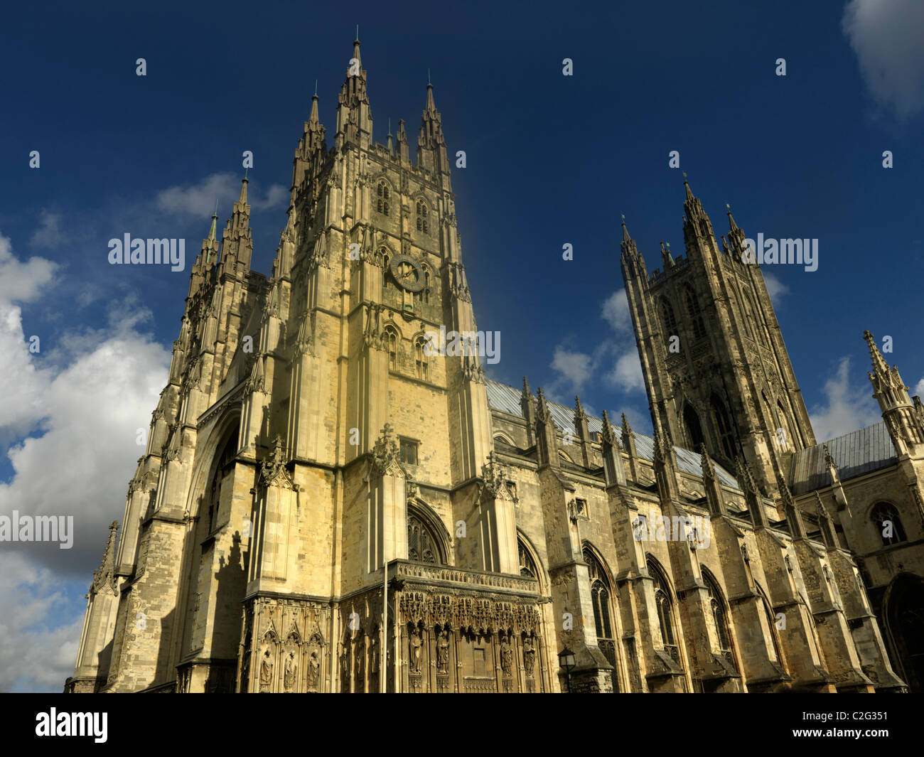 Canterbury cathedral west front hi-res stock photography and images - Alamy