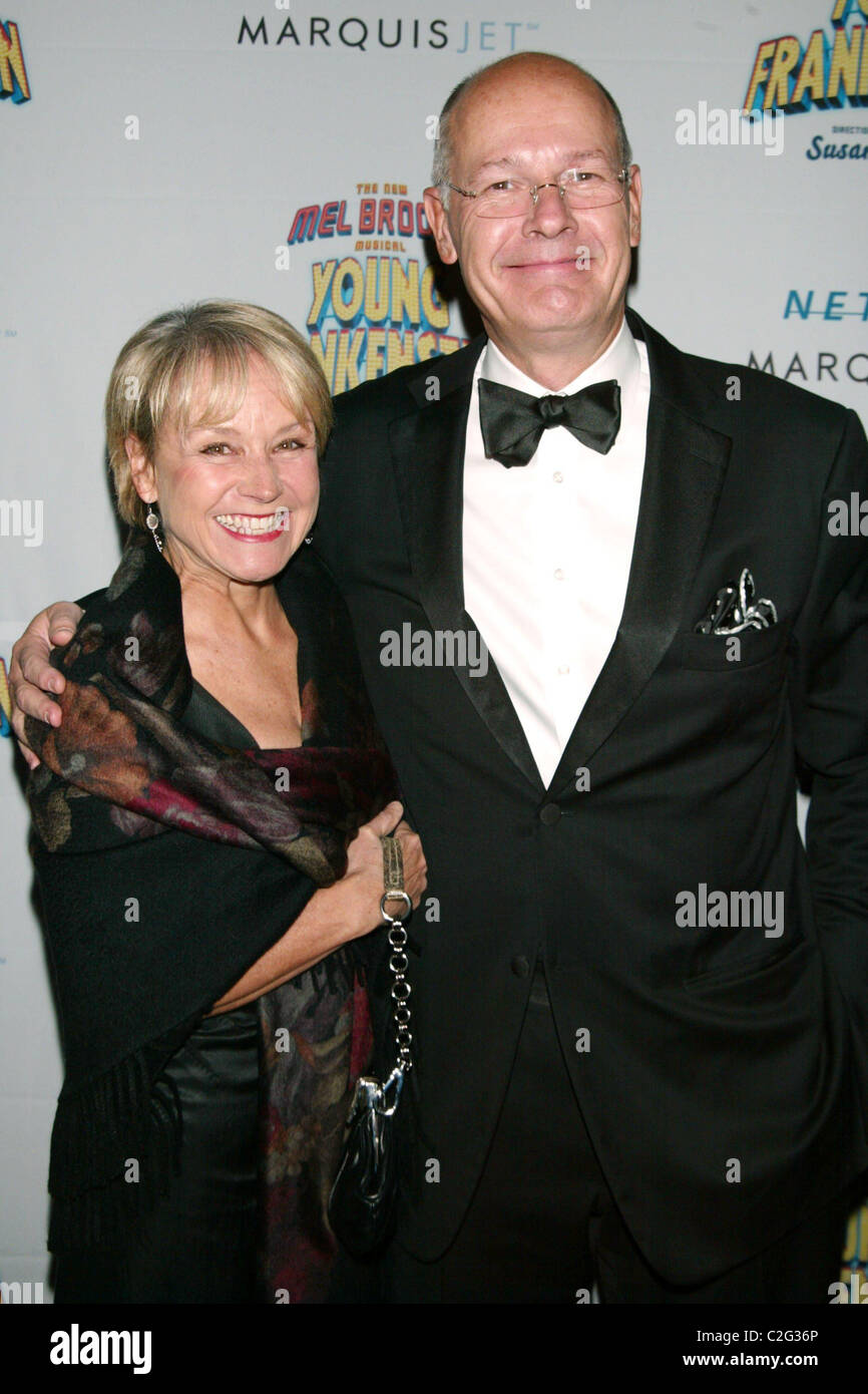 Harry Smith & Andrea Smith Opening Night of the new Mel Brooks musical ...