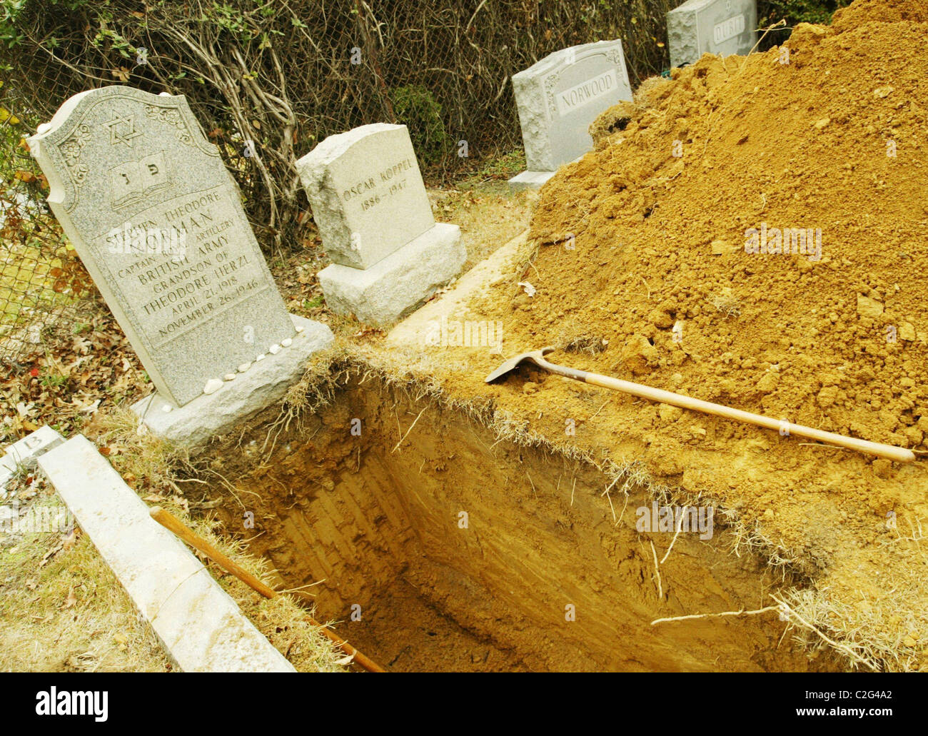 Stephen Theodore Norman's exhumation grandson of Theodore Herzl, the ...