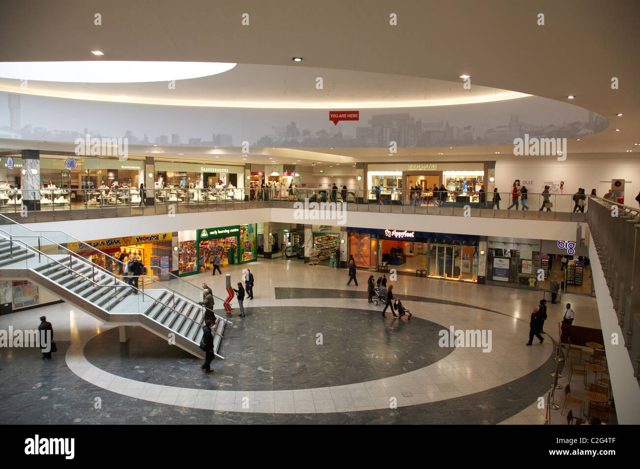 Inside The Arndale shopping centre in Manchester UK Stock Photo - Alamy