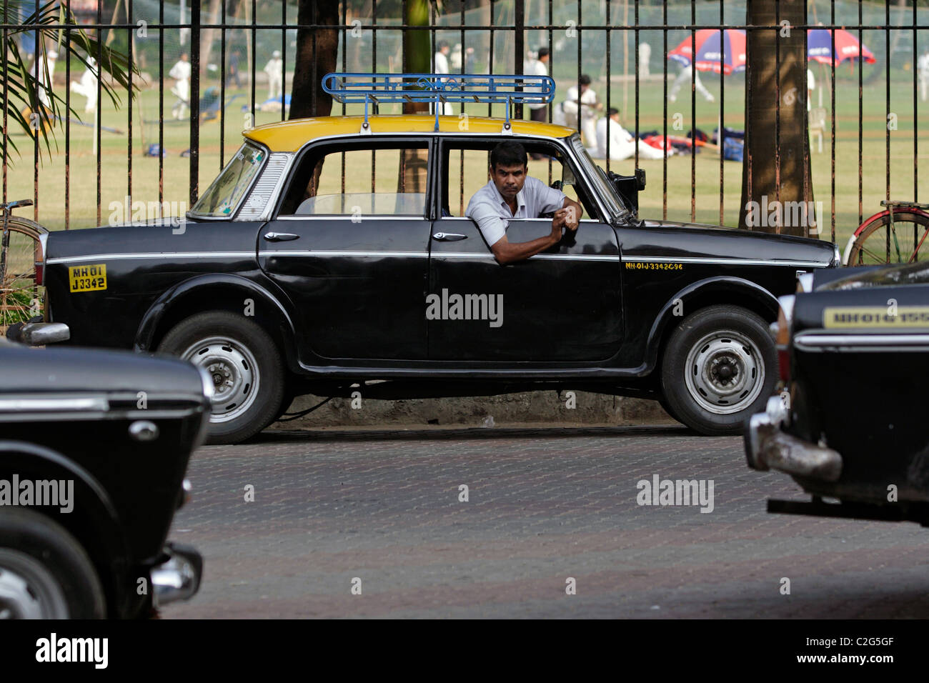 Taxi en Bombay. India Stock Photo - Alamy