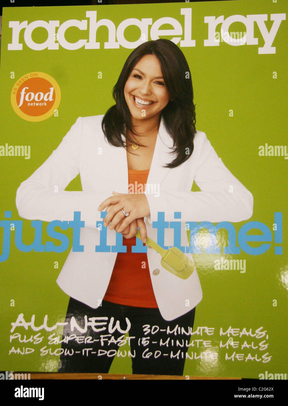 Rachael Ray signing her new book, 'Just In Time' at 'Barnes & Noble ...