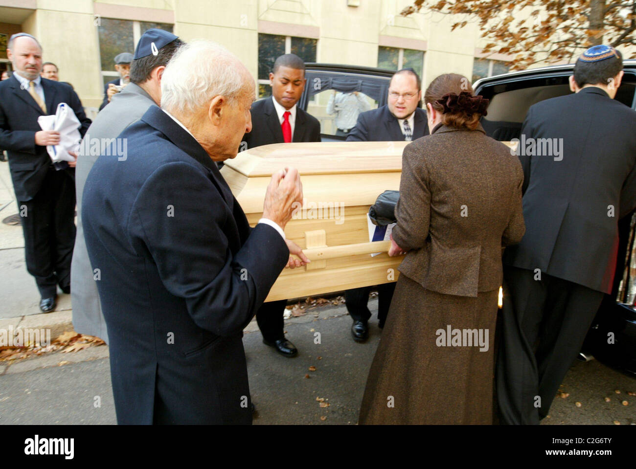 Stephen Norman's coffin Post exhumation ceremony preceding return of ...