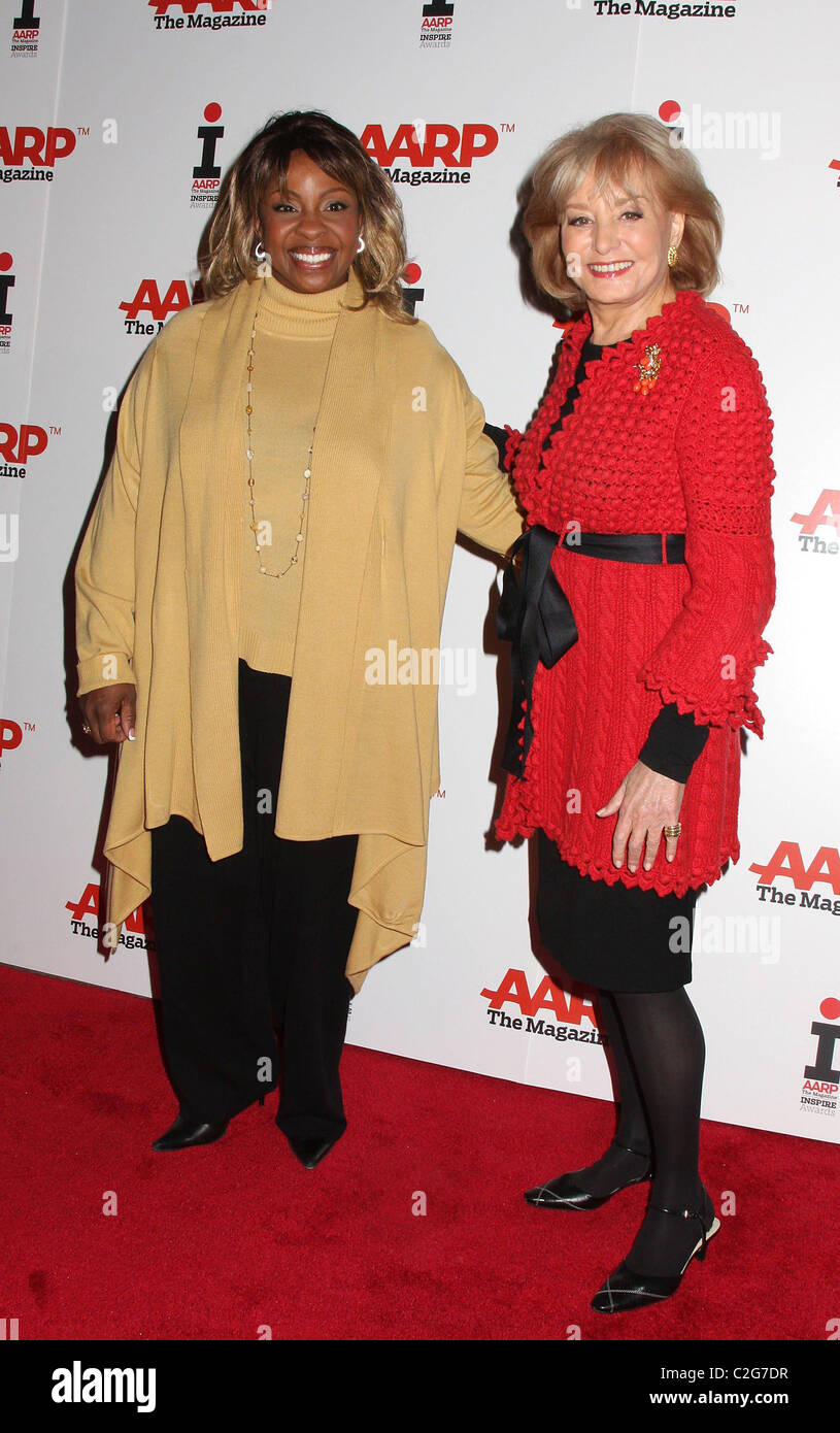 Gladys Knight, Barbara Walters 2008 AARP Inspire Awards at New York ...