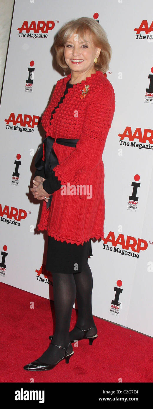 Barbara Walters 2008 AARP Inspire Awards at New York Public Library New ...
